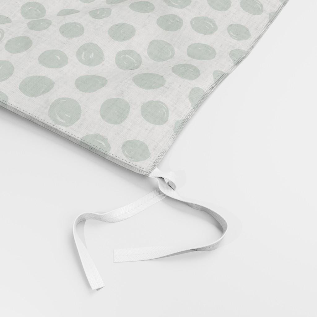 Green Bedding - Green Inky Mess by Bloomwilddesign - Circles Polka Dot ...