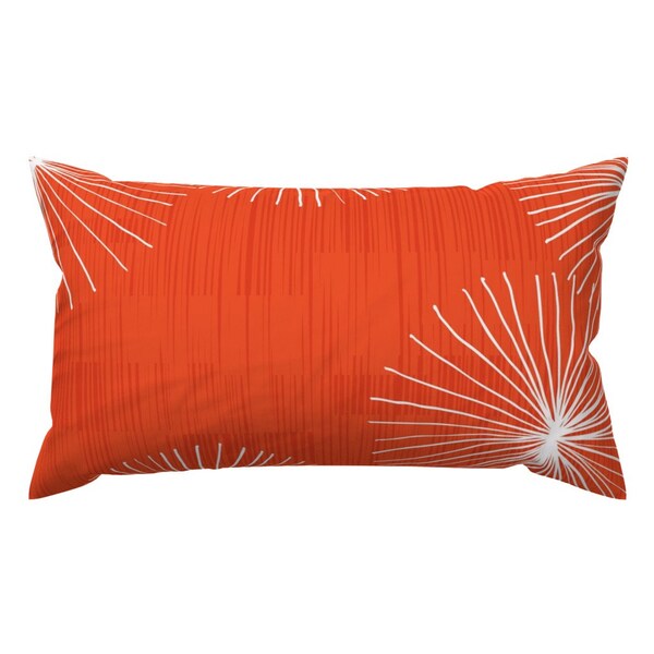 Mod Floral Pillow - Etsy