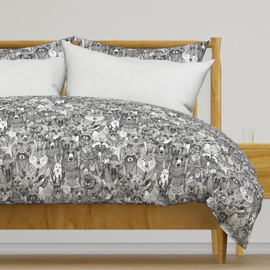 Canadian Bedding - Canadian Animals by Scrummy - Woodland Wildlife ...