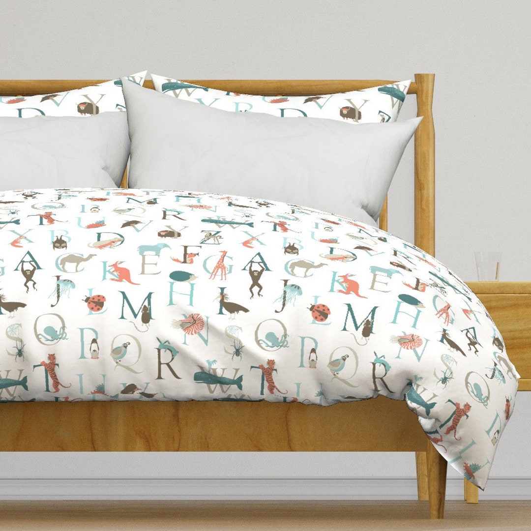 Animal Abcs Bedding Animal Alphabet by Lynnbishopdesign Education ...