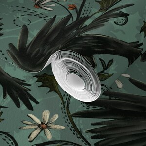Gothic Ravens Non-pasted Wallpaper - Mystic Crows by Stephaniebeischer ...