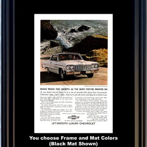 1964 Chevrolet Chevy Impala SS Vintage Print Ad Super Sport Coupe ...