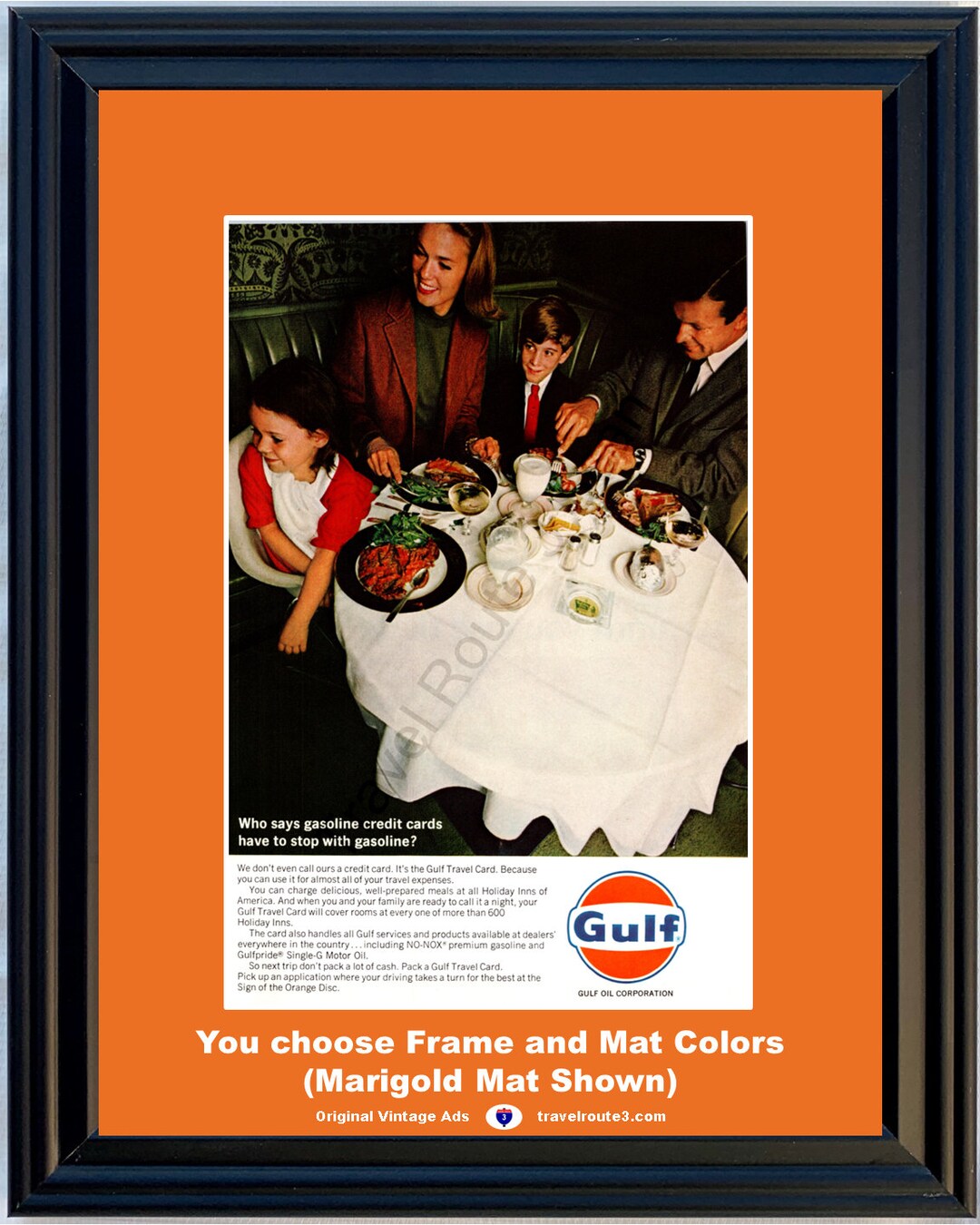 1966 Gulf Oil Corporation Vintage Ad Gas Gasoline Holiday Inn Travel ...