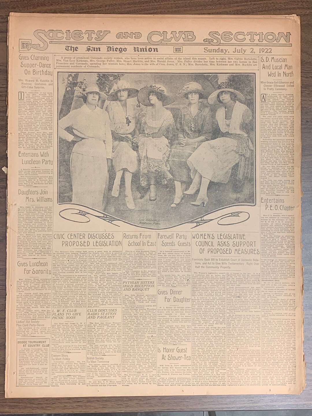 July 2nd 2 1922 22 - 100 Year Old Newspaper Vintage Advertisements Ads ...