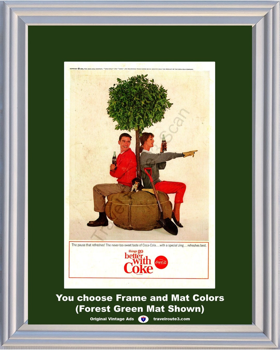 1964 Coca Cola Plant a Tree Vintage Ad Pause That Refreshes Zing Things ...