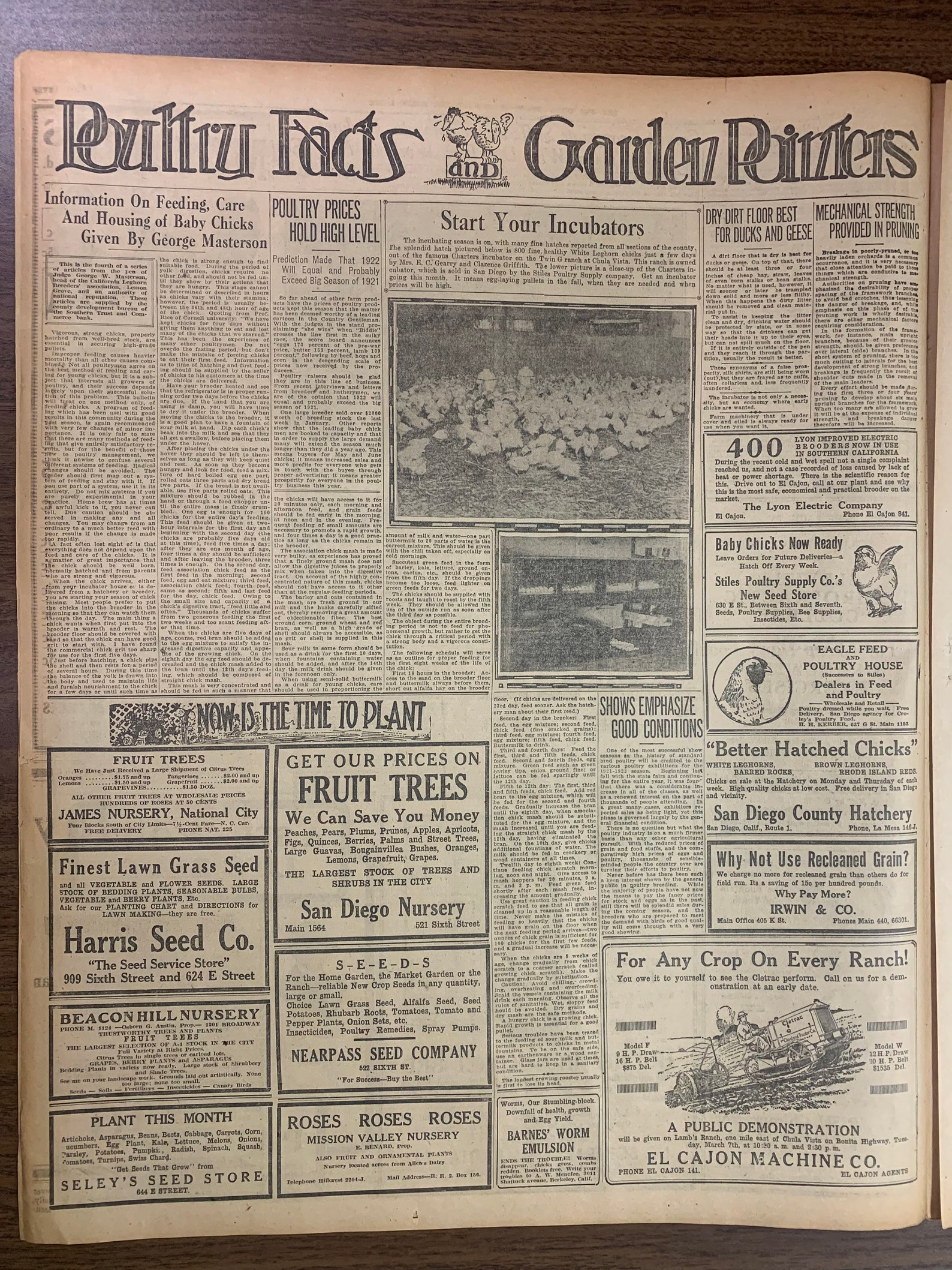 1922 March 5th 5 Section 2 100 Year Old Newspaper Vintage Old ...