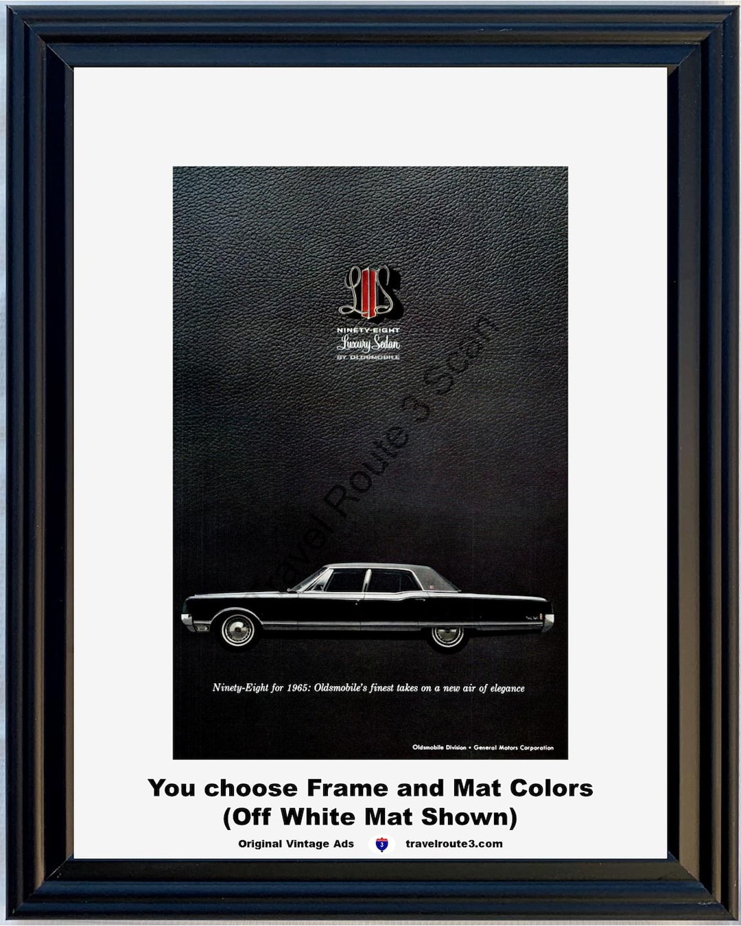 1965 Oldsmobile Old Ninety-eight 98 Vintage Print Ad Luxury Sedan LS ...