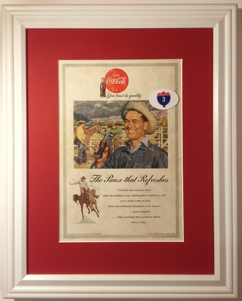 1953 Coca-cola Coke Vintage Ad Cowboy Horse Drink You Trust Its Quality ...