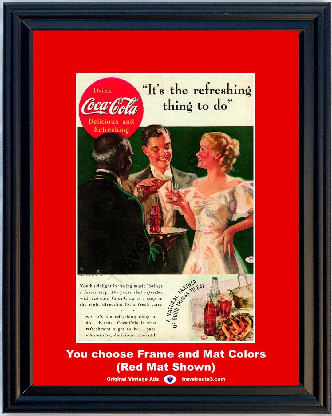 1936 Coca Cola Youth Swing Music Vintage Ad Dance Dancing Pause That ...