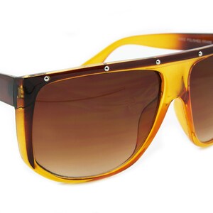 Gradient Oversized Shield Sunglasses Women Fashion Frame Anteojos ...