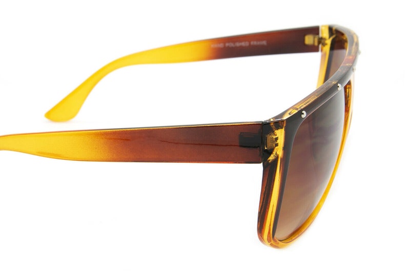 Gradient Oversized Shield Sunglasses Women Fashion Designer | Etsy