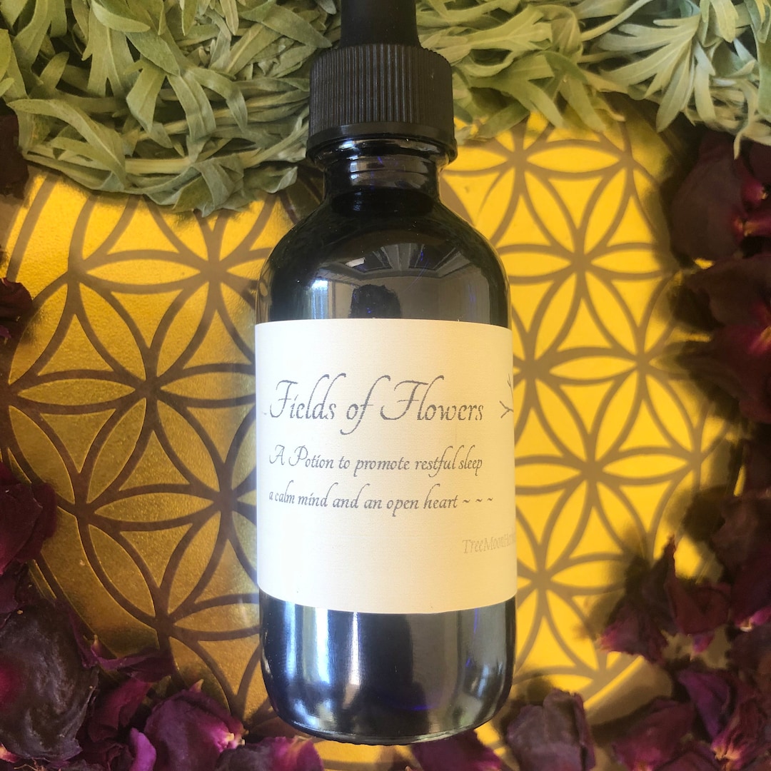 Fields of Flowers~ A Wellness Potion for Promoting Restful Sleep a Calm ...