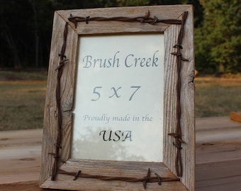 Barbed Wire Frame | Etsy