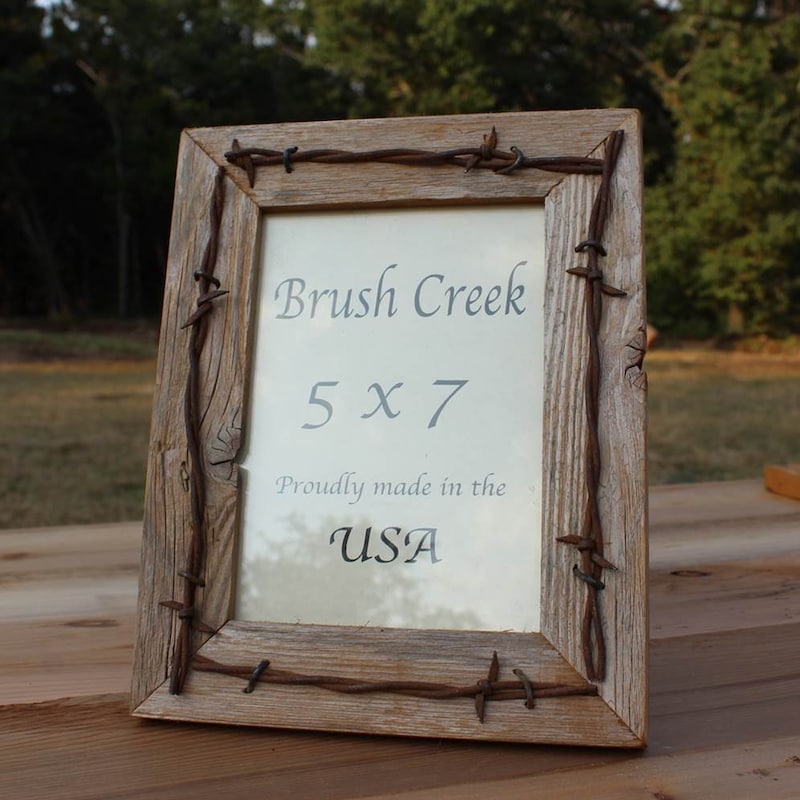 Rustic Picture Frame - Etsy