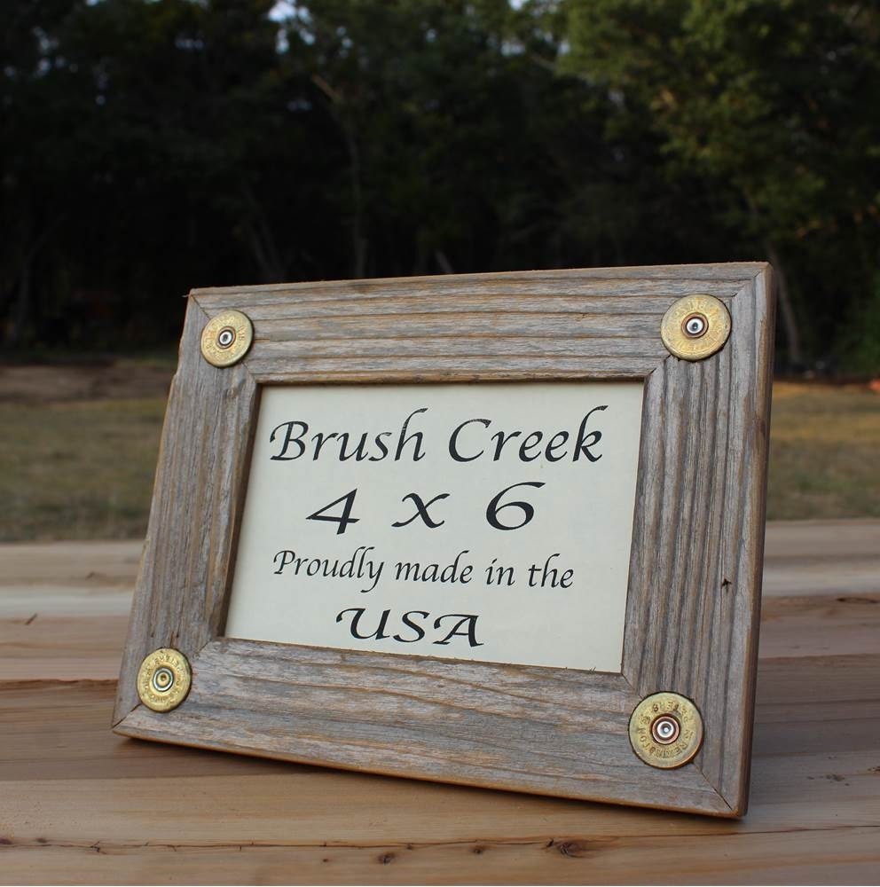 Rustic Frame With Shotgun Shells - Etsy