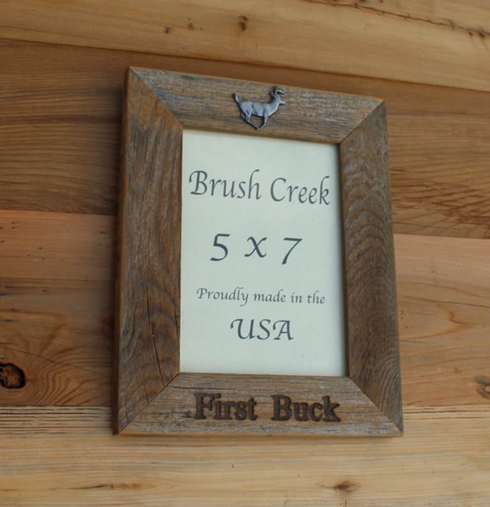 Branded Rustic Picture Frame - Etsy