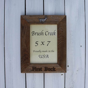 Branded Rustic Picture Frame - Etsy