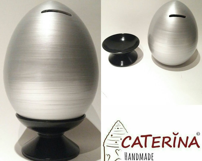 Egg Shaped Money Box Savings Terracotta Money Pots - Etsy