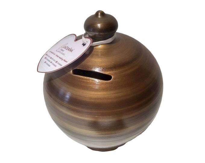 Large Piggy Bank Adult, Clay Money Pot, Adult Piggy Bank, Money Box ...