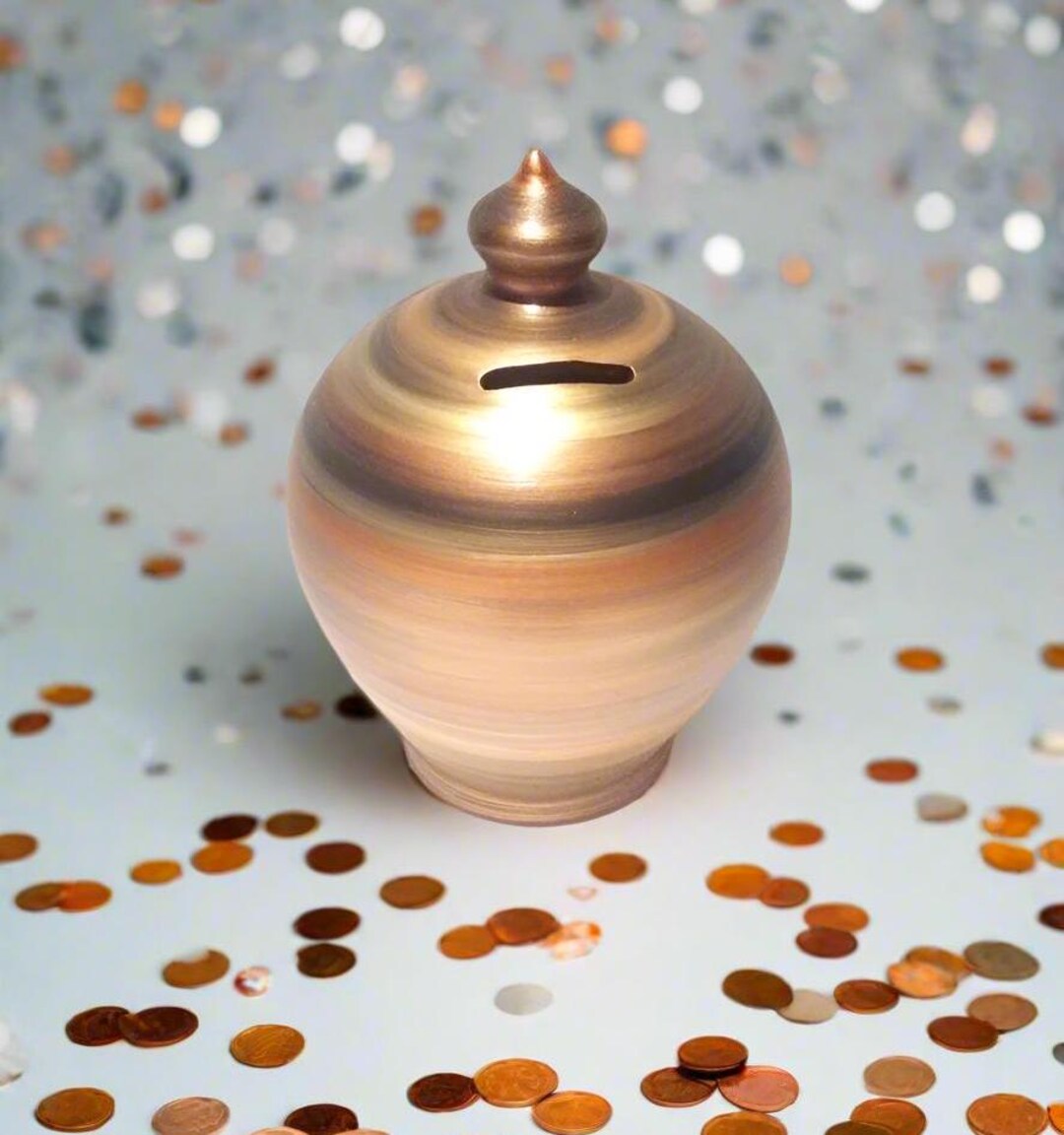Piggy Bank Adult Ceramic Money Box Pottery Adult Piggy Bank Break to ...