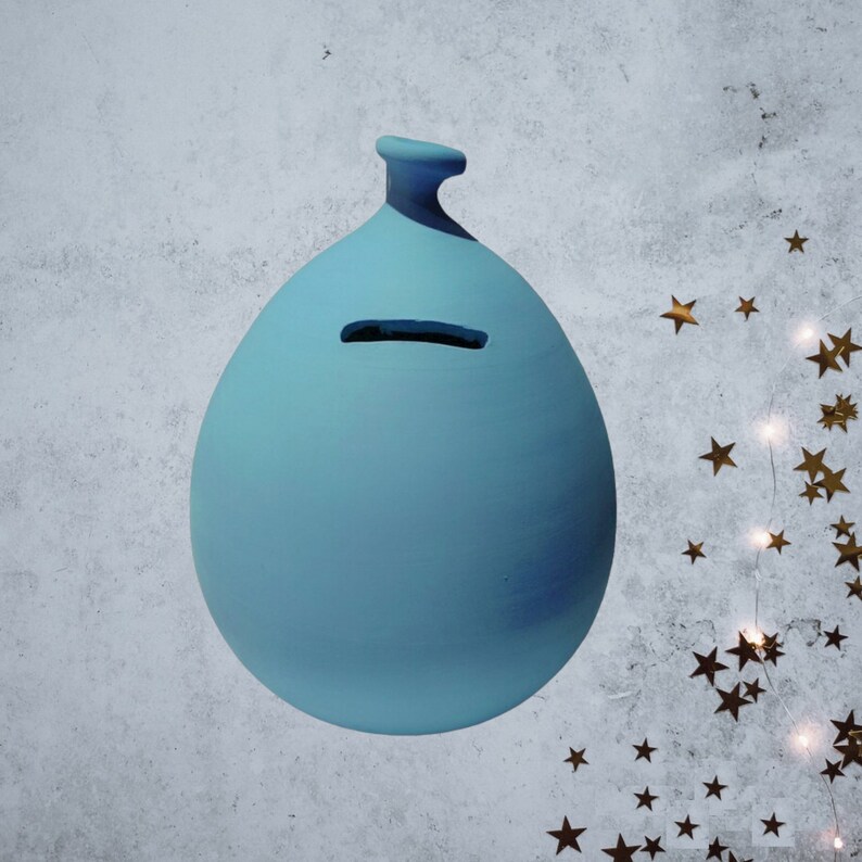Balloon Piggy Bank Balloon Personalized Pottery Breakable - Etsy