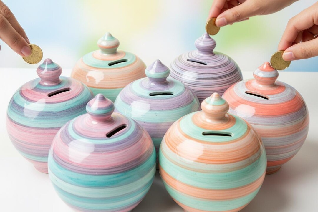 Wedding Gift Box for Money, Ceramic Piggy Bank, Wedding Favors for ...
