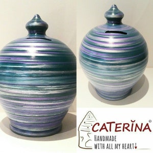 Tiny Piggy Bank, Italian Pottery, Coin Bank Adult, Piggy Bank Adult ...