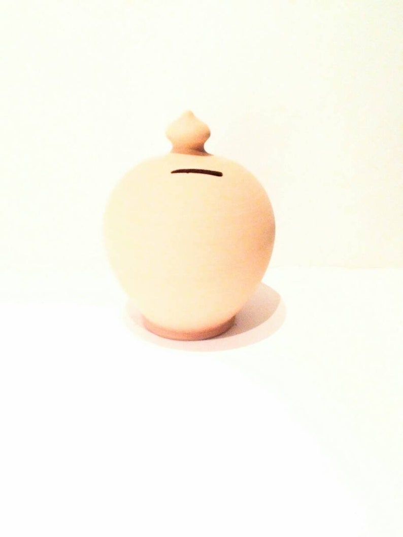 Piggy Bank Terracotta Pot Coin Bank Adult Piggy Bank Adult - Etsy