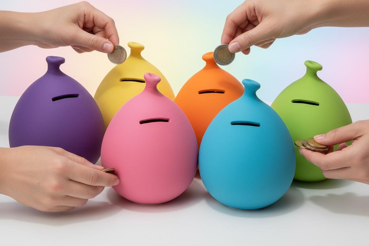 Balloon Piggy Bank, Balloon Personalized Pottery, Breakable Piggy Bank ...