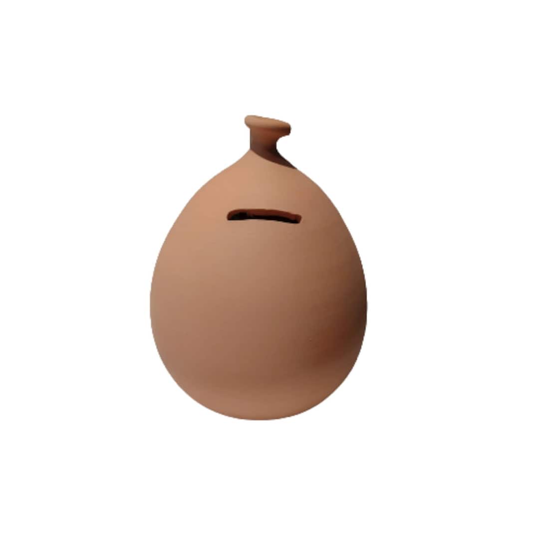 Pottery Piggy Bank, Terracotta Money Pot, Clay Money Bank, Money Jar ...