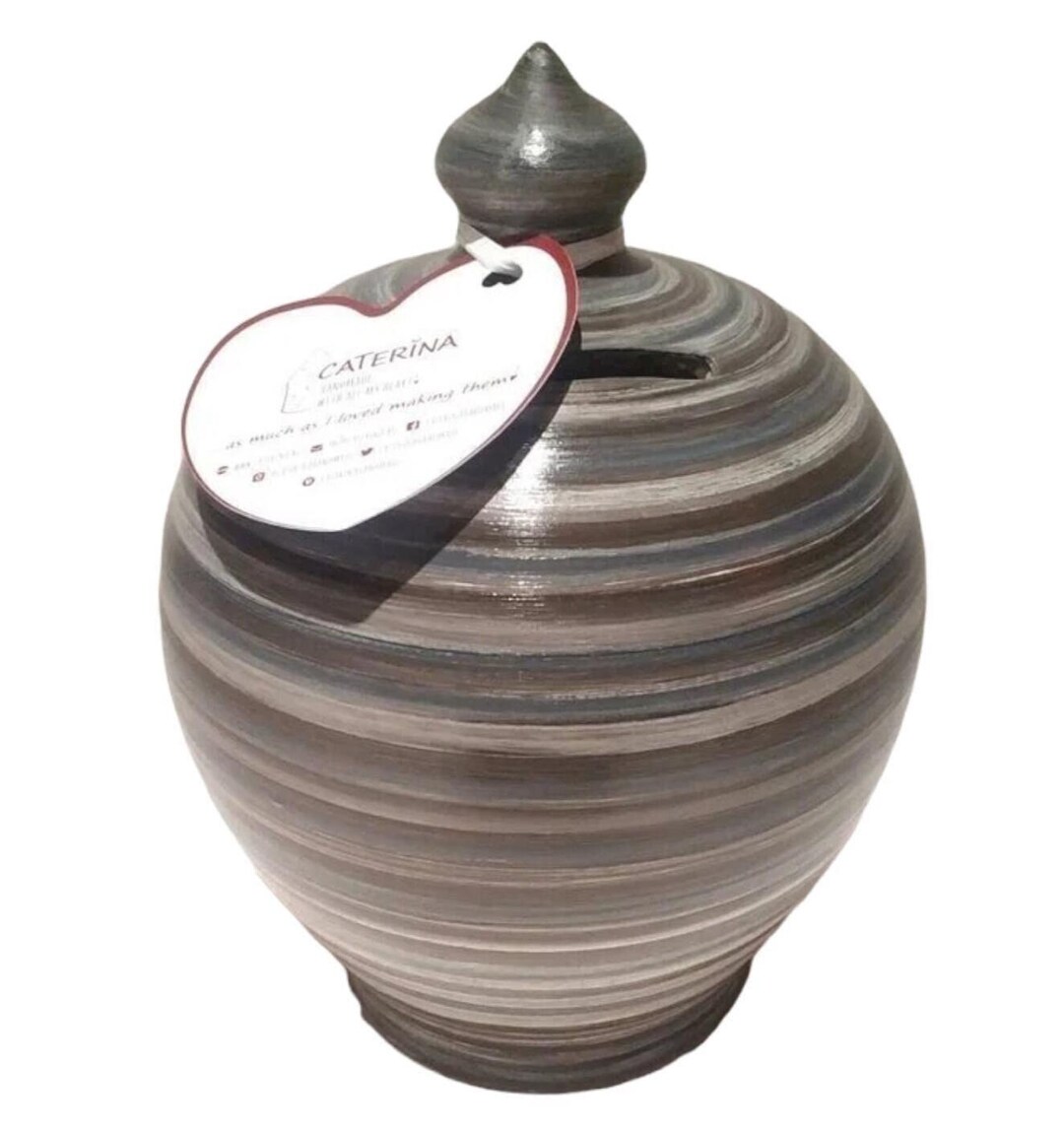 Piggy Bank Adult, Ceramic Coin Bank, Clay Money Pot, Smash Money Pot ...