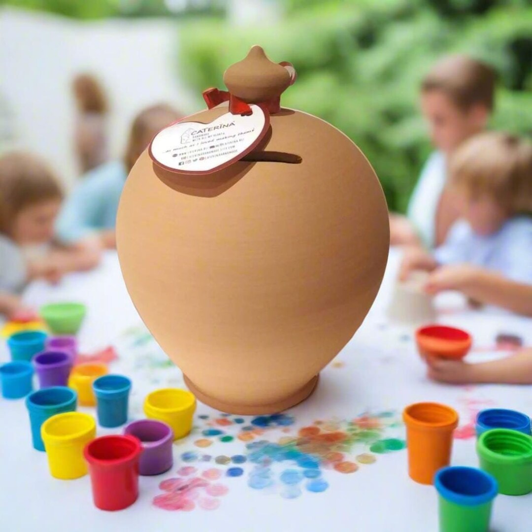 Pottery Piggy Bank, Terracotta Money Pot, Clay Money Bank, Money Jar ...