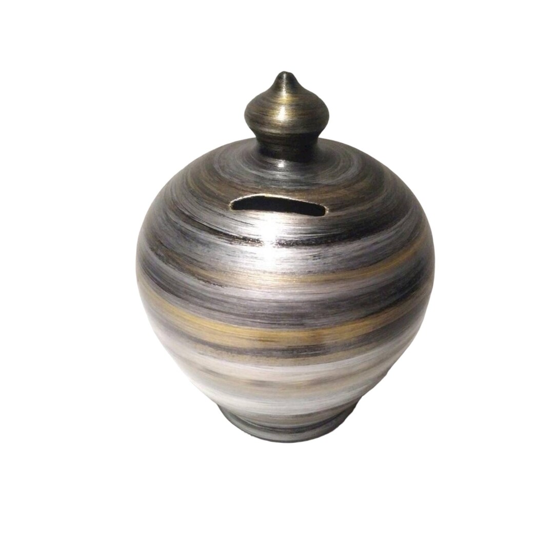 Money Pot, Piggy Bank, Coin Bank Adult, Personalized Colors. - Etsy
