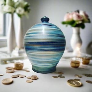 Ceramic Money Pot, Large Piggy Bank, Piggy Bank Adult, Breakable Bank ...