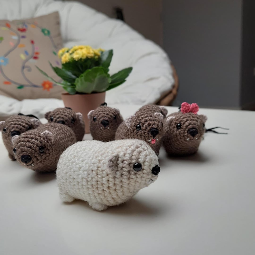 White Hyrax Albino Wawa Awawa Animal Hanging Car Charm or Keychain ...