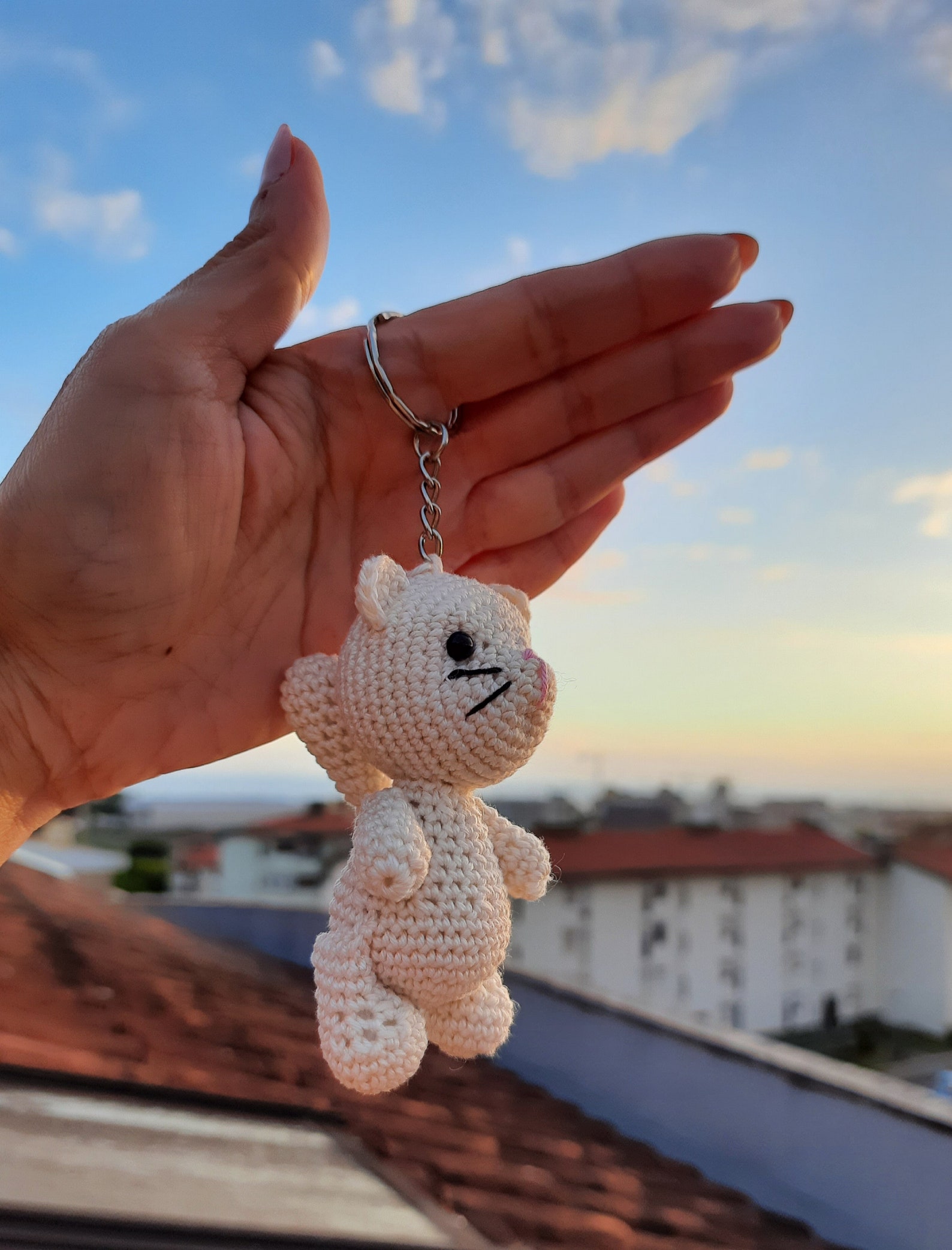 Crochet Hanging Car Accessory Rear View Mirror Women's - Etsy