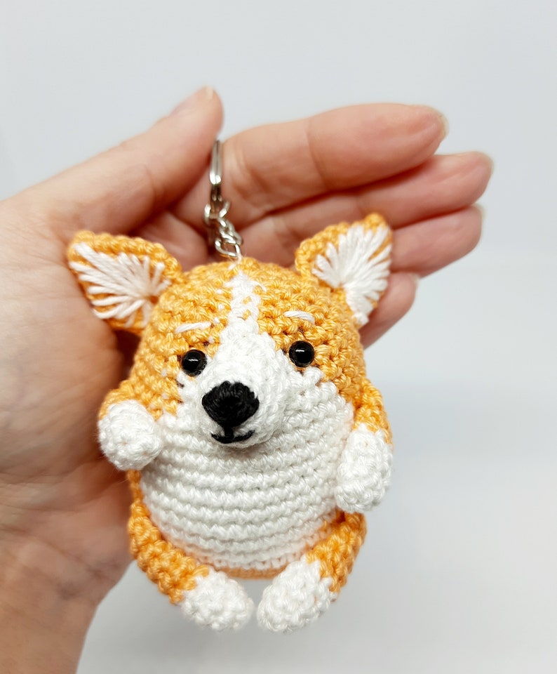 Corgi Car Hanging Cute Bag Charms Rear View Mirror Women's - Etsy