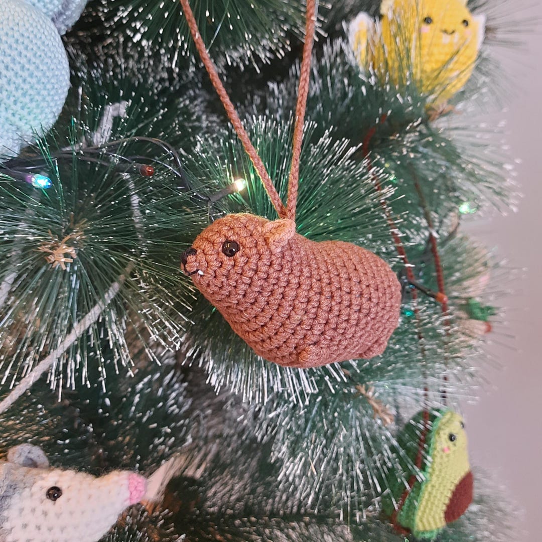 Rock Hyrax wawa Awawa Christmas Tree Ornament Handmade Crochet Animal ...