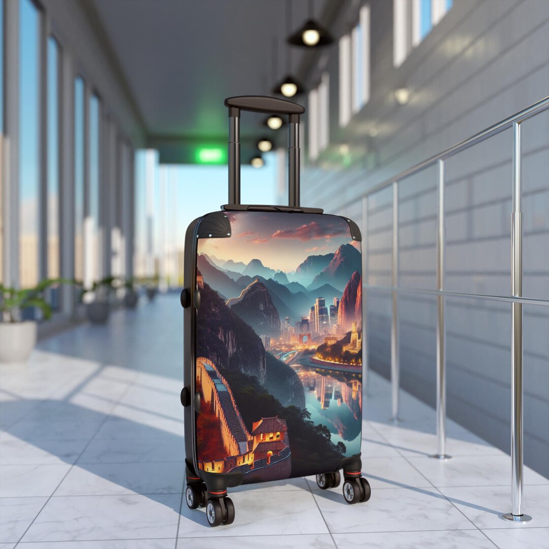 Wonders of the World Luggage, Iconic Landmark Travel Suitcase - Etsy
