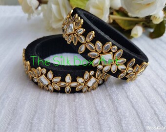 Indian Silk Thread Bangles | Etsy