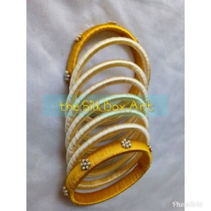 Indian Silk Thread Bangles | Etsy