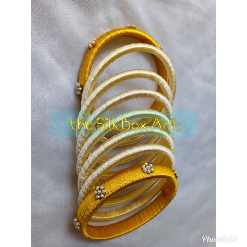 Indian Silk Thread Bangles | Etsy