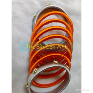 Indian Silk Thread Bangles | Etsy