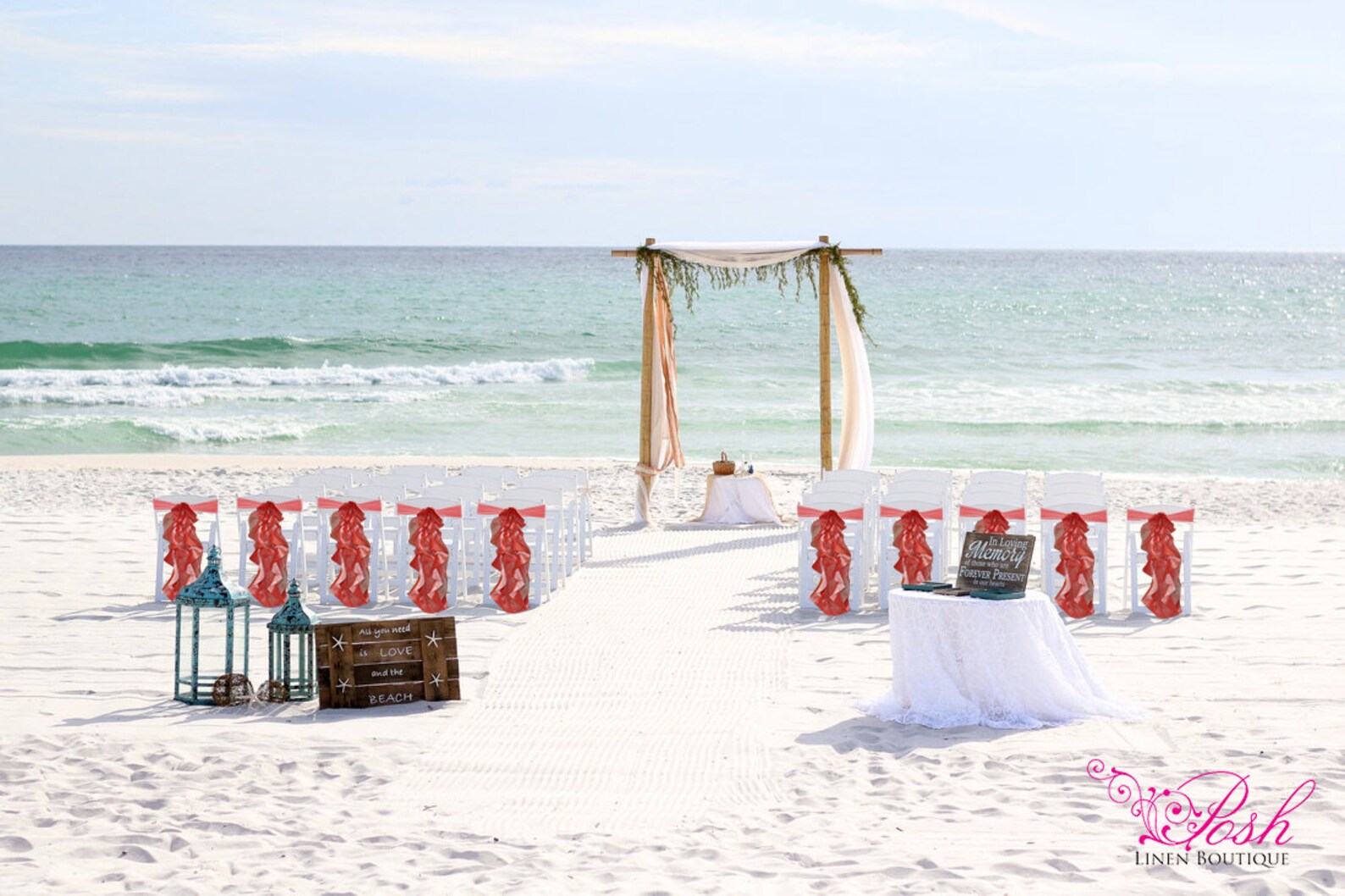 WEDDING CHAIR SASHES Ties Beach Wedding Chair Decoration - Etsy