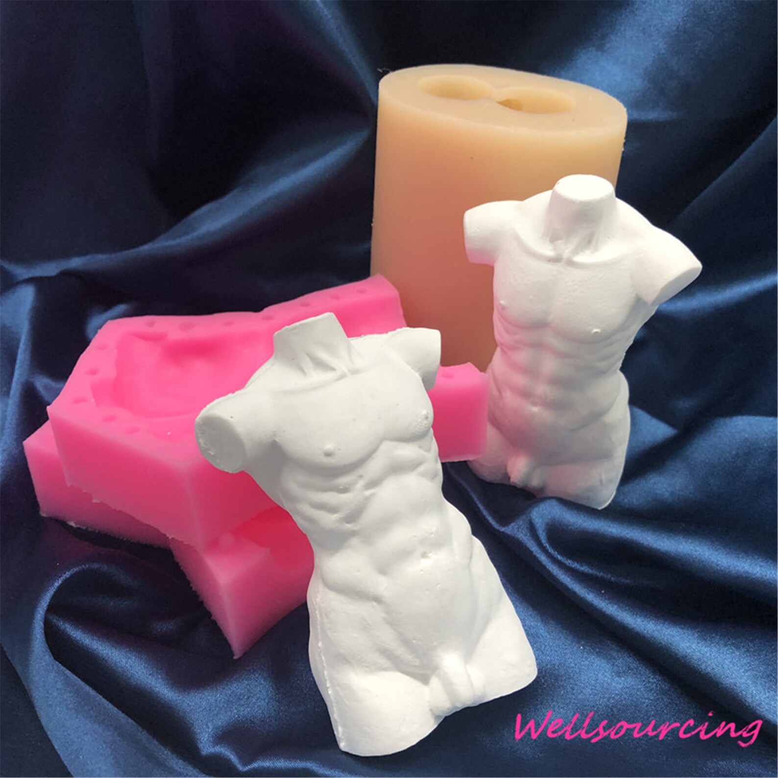 Male Torso 3D Silicone Mold for Candle Soap Resin Erotic - Etsy