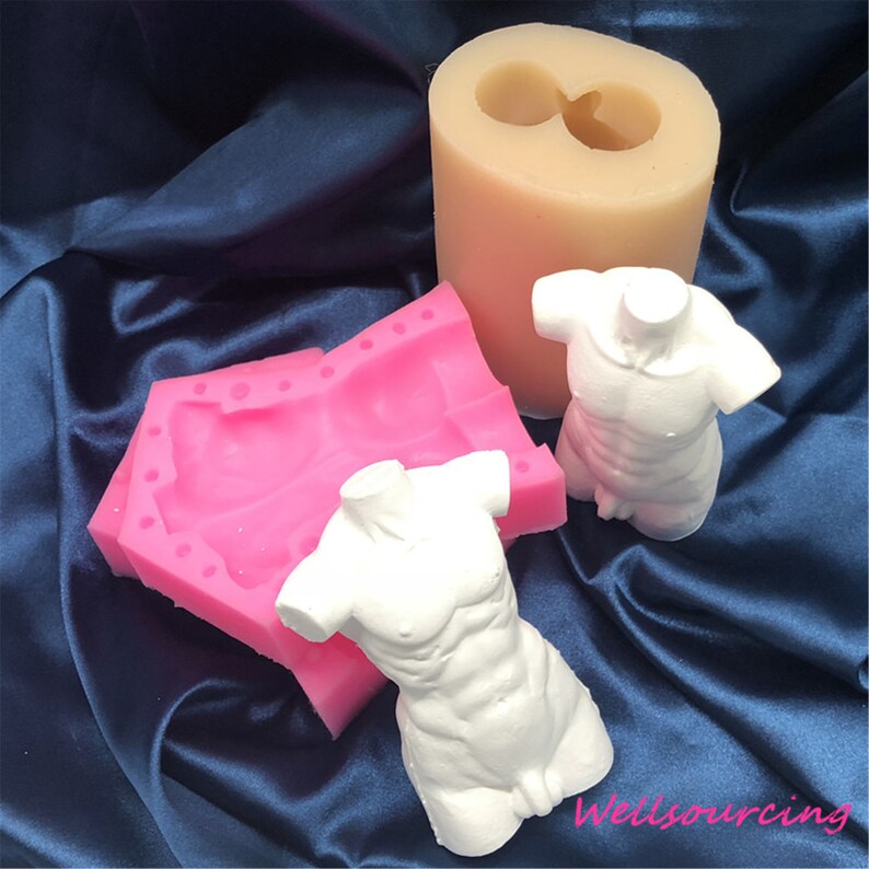 Male Torso 3D Silicone Mold for Candle Soap Resin Erotic - Etsy