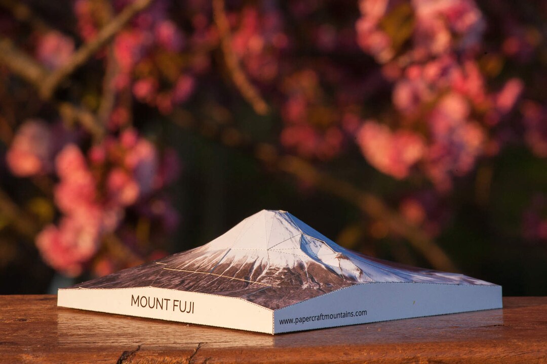 Mount Fuji Papercraft Mountain - Etsy