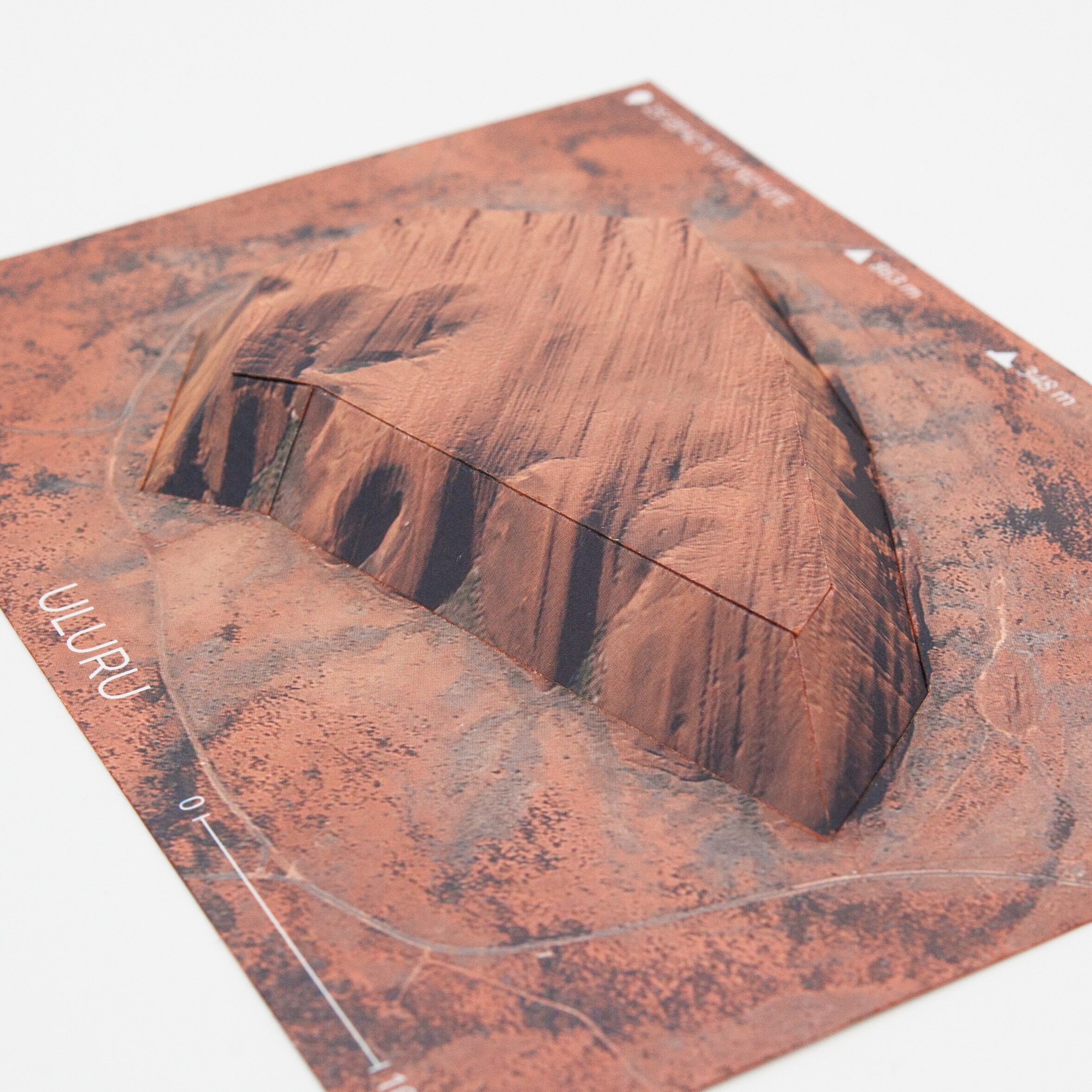 Australia's Uluru Easy Papercraft Mountain - Etsy