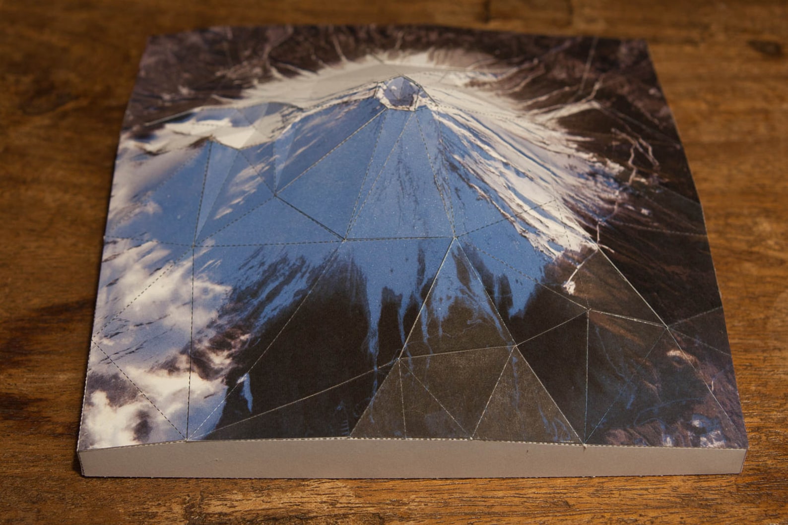 Mount Fuji Papercraft Mountain - Etsy