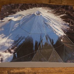 Mount Fuji Papercraft Mountain - Etsy